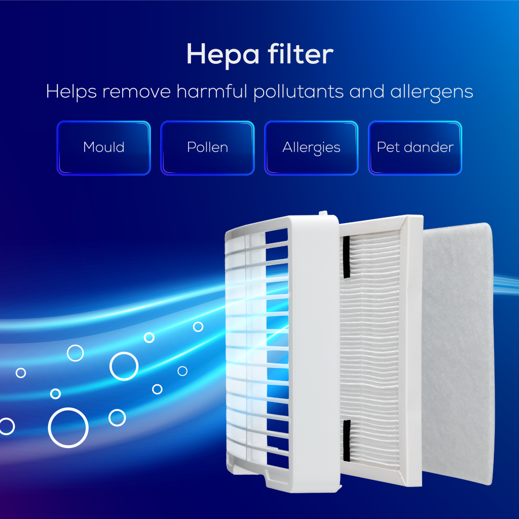 Breathe cleaner air with TCP HEPA filter for 12L dehumidifier | TCP